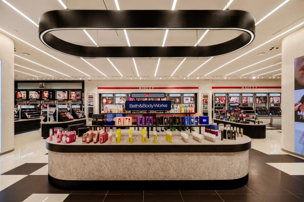 Minimalist Layout Of Makeup City’s Modern Beauty Store